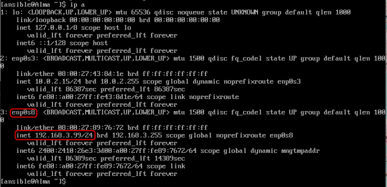 VirtualBoxでゲストOSのIPアドレスを固定にする | インフラエンジニアの作業記録